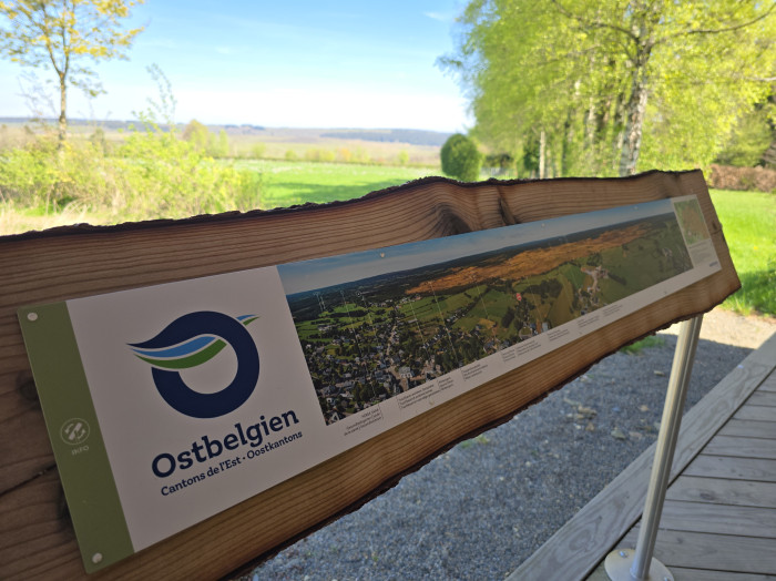 Neue Panoramatafel in Elsenborn - Ostbelgien Presse